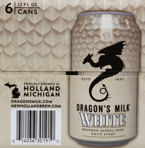 New Holland Brewing Dragon’s Milk Bourbon Barrel-Aged White Stout, 6 ... New Holland Brewing Dragon’s Milk Bourbon Barrel-Aged White Stout, 6 ...