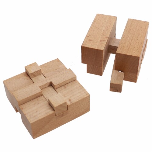 WE Games Solid Wood 3D Cube Puzzle, 1 unit - Kroger WE Games Solid Wood 3D Cube Puzzle, 1 unit - Kroger