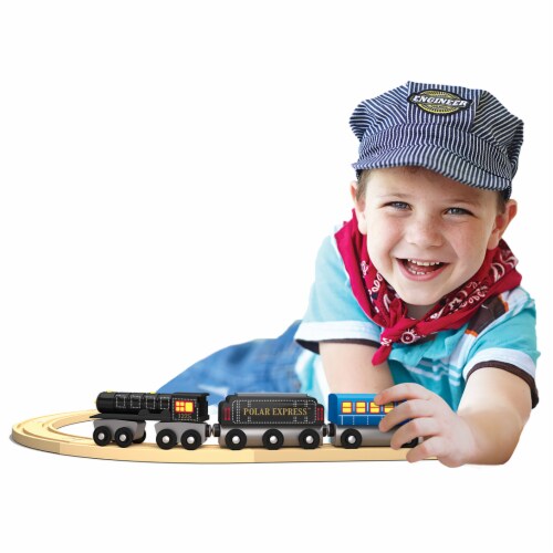 MasterPieces Wood Train Sets - The Polar Express 3 Piece Train Set ... MasterPieces Wood Train Sets - The Polar Express 3 Piece Train Set ...