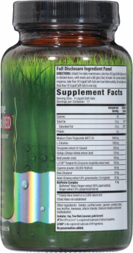 Irwin Naturals Testosterone Mega Boost Red Liquid Softgels 68 Ct Kroger