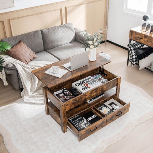 Lift top coffee table store