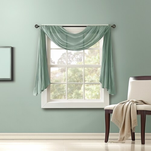 Taupe window scarf store
