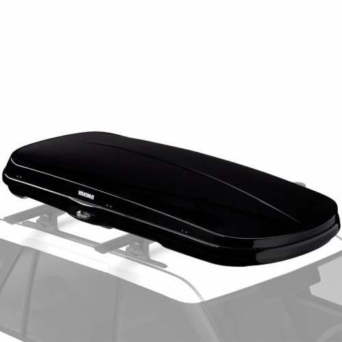 Low profile rooftop cargo box store