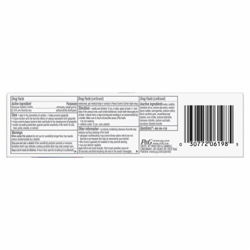 Crest Pro Health Gum And Sensitivity Sensitive Toothpaste All Day Protection Pack Of 8 8