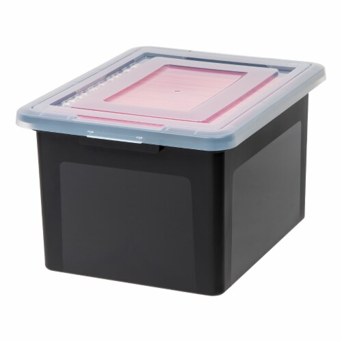 Iris Usa Letter And Legal Size Plastic Storage Bin Tote Organizing File