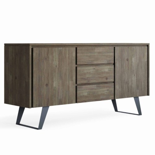 Solid acacia wood sideboard store