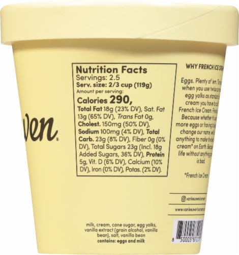 Van Leeuwan Vanilla Bean French Ice Cream, 14 oz - Kroger Van Leeuwan Vanilla Bean French Ice Cream, 14 oz - Kroger