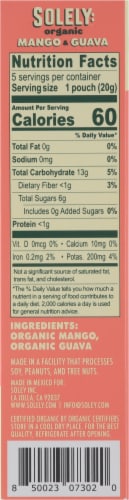 Solely® Organic Whole Fruit Mango Guava Gummies, 5 ct / 0.7 oz - King ... Solely® Organic Whole Fruit Mango Guava Gummies, 5 ct / 0.7 oz - King ...