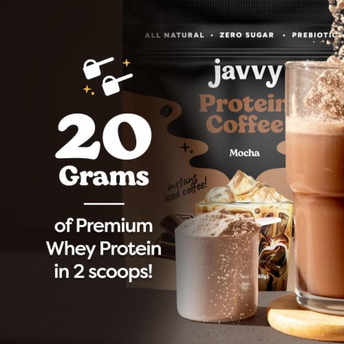 Javvy Original Protein Coffee - Premium Whey Protein & Instant Iced ... Javvy Original Protein Coffee - Premium Whey Protein & Instant Iced ...