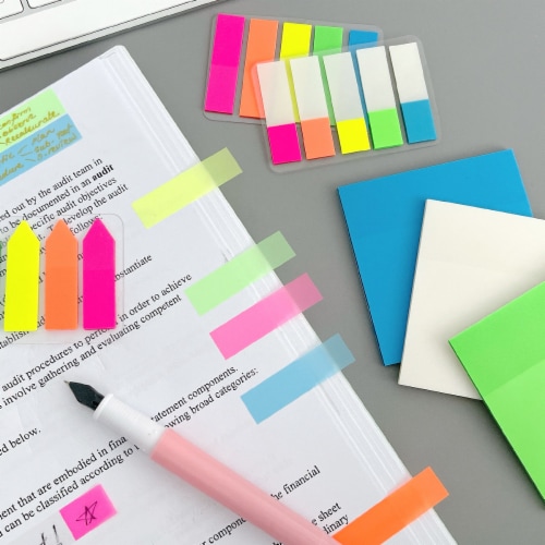 Wrapables 500pcs Transparent Sticky Notes Set, Memo Note Pads & Book ... Wrapables 500pcs Transparent Sticky Notes Set, Memo Note Pads & Book ...