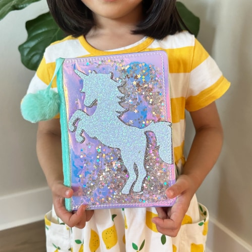 Wrapables Plush Journal, A5 Lined Notebook Diary, Sparkling Unicorn, 1 ... Wrapables Plush Journal, A5 Lined Notebook Diary, Sparkling Unicorn, 1 ...