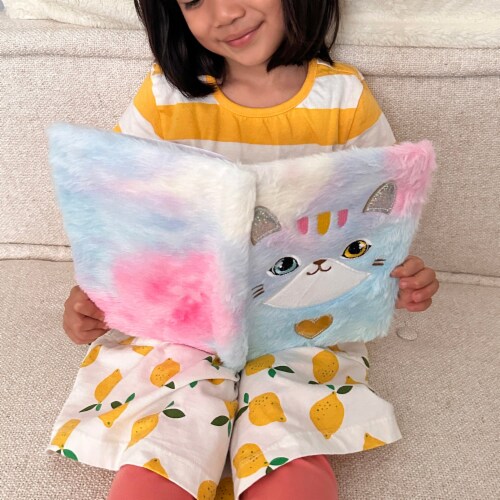 Wrapables Plush Journal, A5 Lined Notebook Diary, Tie-Dye Cat, 1 Piece ... Wrapables Plush Journal, A5 Lined Notebook Diary, Tie-Dye Cat, 1 Piece ...