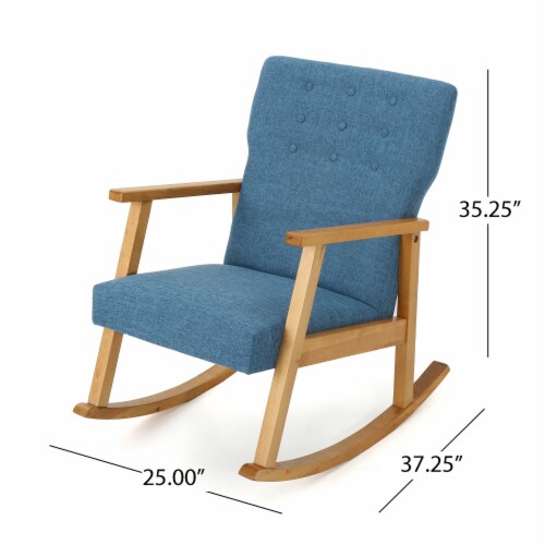 Simplie Fun Mid Century Modern Tufted Waffle Upholstery Rocking Chair 1 count Kroger