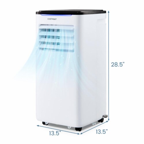 Costway 3 In 1 Portable Air Conditioner With Fan And Dehumidifier Mode