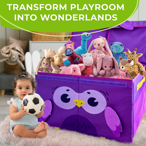 Collapsible toy storage trunk store