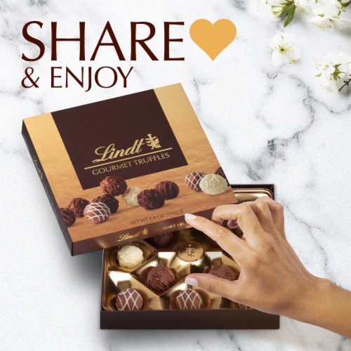 Lindt Gourmet Truffles Assorted Chocolate Candy Gift Box, 1 box / 6.8 ... Lindt Gourmet Truffles Assorted Chocolate Candy Gift Box, 1 box / 6.8 ...