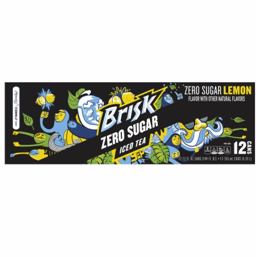 Brisk Zero Sugar Iced Sweet Tea with Lemon, 12 cans / 12 fl oz - King ... Brisk Zero Sugar Iced Sweet Tea with Lemon, 12 cans / 12 fl oz - King ...