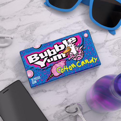 BUBBLE YUM Cotton Candy Flavored Chewy Bubble Gum Pack, 2.82 oz - Kroger BUBBLE YUM Cotton Candy Flavored Chewy Bubble Gum Pack, 2.82 oz - Kroger