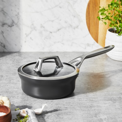 Zwilling Motion Hard Anodized 1 5 Qt Aluminum Nonstick Sauce Pan With