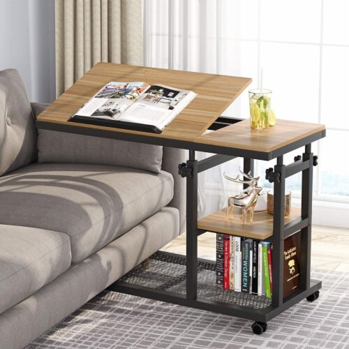 C table with wheels store