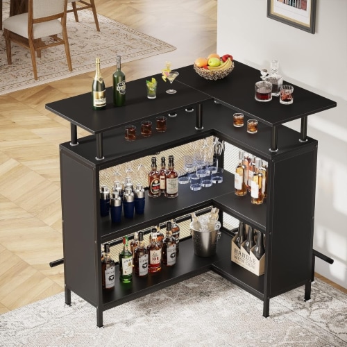 Corner coffee bar table store
