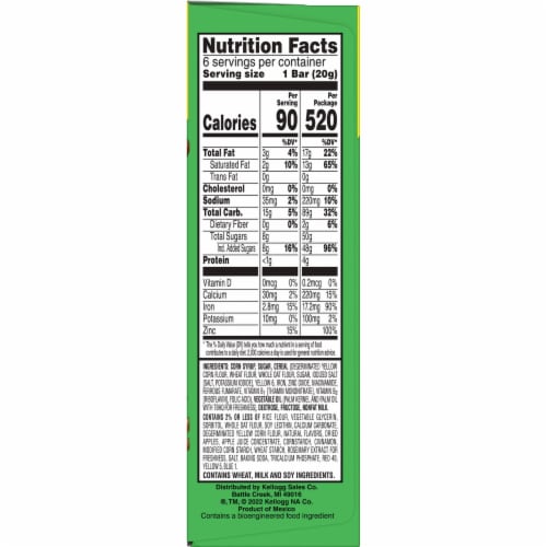 Kellogg's Apple Jacks Original Cereal Bars, 6 ct - Kroger Kellogg's Apple Jacks Original Cereal Bars, 6 ct - Kroger