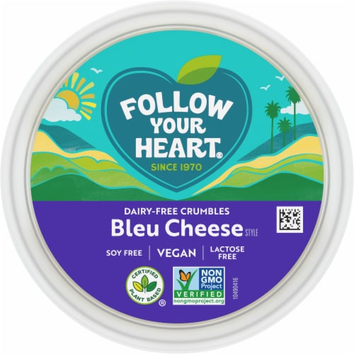 Follow Your Heart® Dairy Free Bleu Crumbled Cheese, 6 oz - Kroger Follow Your Heart® Dairy Free Bleu Crumbled Cheese, 6 oz - Kroger