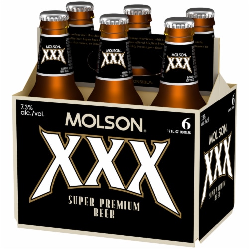 Molson® Xxx Super Premium Beer 6 Bottles 11 5 Fl Oz Frys Food Stores
