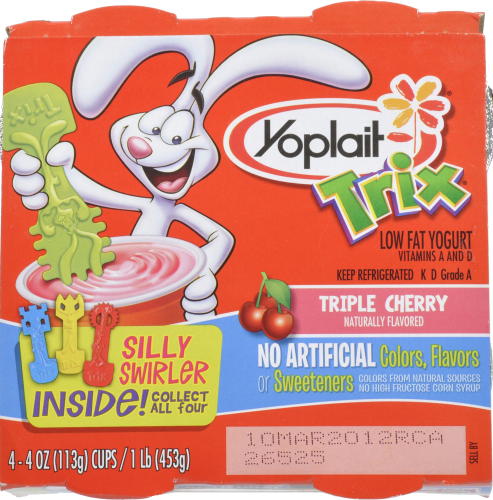 Yoplait Trix Triple Cherry Yogurt, 16 Oz - QFC Yoplait Trix Triple Cherry Yogurt, 16 Oz - QFC