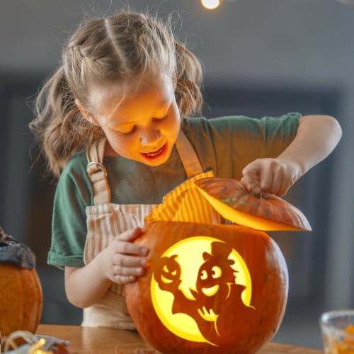Halloween pumpkin lights store