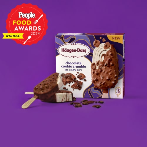 Haagen- Dazs Chocolate Cookie Crumble Ice Cream Bars, 3 ct - Kroger Haagen- Dazs Chocolate Cookie Crumble Ice Cream Bars, 3 ct - Kroger