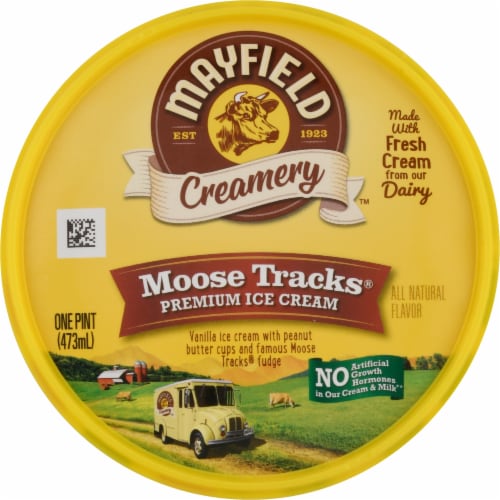 Mayfield Creamery® Moose Tracks® Ice Cream Pint 1 Pt Kroger