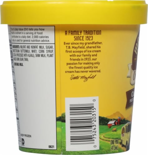 Mayfield Creamery Premium Chocolate Ice Cream 1 Pt Pick ‘n Save