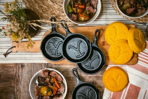 Lodge Yellowstone 5 Inch Seasoned Cast Iron Power Y Skillet, 1 ea - Fry ... Lodge Yellowstone 5 Inch Seasoned Cast Iron Power Y Skillet, 1 ea - Fry ...