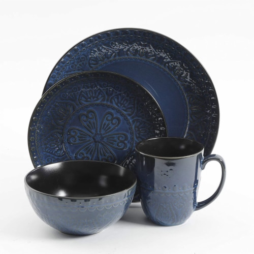 Gibson Elite Milanto Durable Stoneware Glazed 16 Piece Dinnerware Set ... Gibson Elite Milanto Durable Stoneware Glazed 16 Piece Dinnerware Set ...