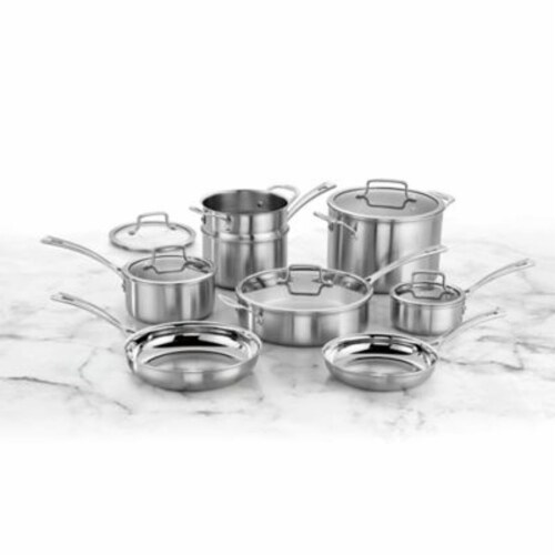 Cuisinart® Tri Ply Pro Stainless Steel 13 Piece Cookware Set 13 Piece