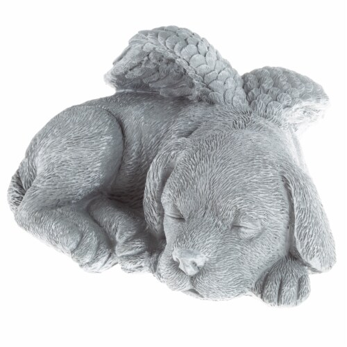 Pure Garden Pet Dog Memorial Sleeping Puppy Statue Angel Wings Grave ... Pure Garden Pet Dog Memorial Sleeping Puppy Statue Angel Wings Grave ...