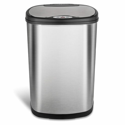 NINESTARS 13.2 Gal Kitchen Rectangular Motion Sensor Garbage Trash Can ... NINESTARS 13.2 Gal Kitchen Rectangular Motion Sensor Garbage Trash Can ...