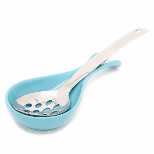 Home Basics Stainless Steel Aster Slotted Spoon Each Kroger