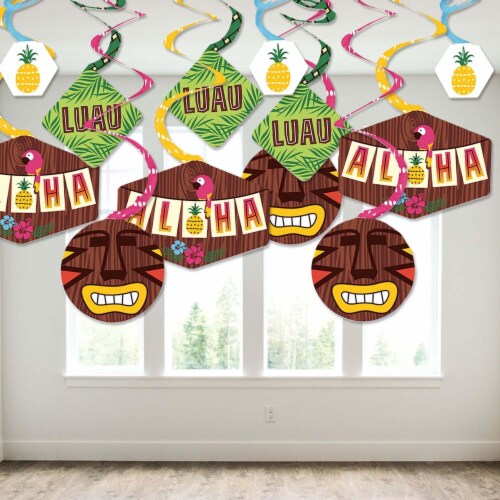 Big Dot of Happiness Tiki Luau - Tropical Hawaiian Summer Hanging Party ... Big Dot of Happiness Tiki Luau - Tropical Hawaiian Summer Hanging Party ...