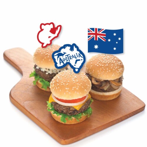 Big Dot Of Happiness Australia Day Dessert Cupcake Toppers Party