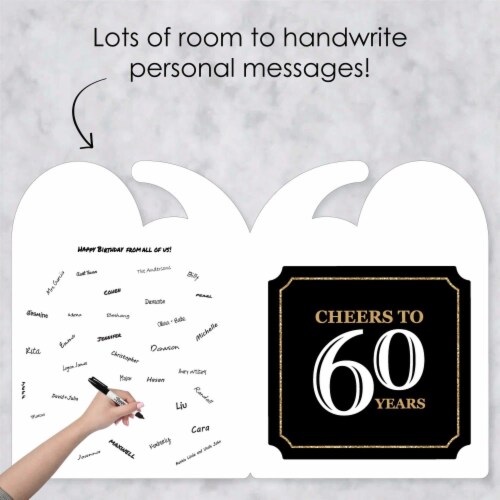 Big Dot Of Happiness Adult 60th Birthday Gold Giant Greeting Card Big