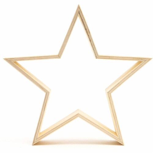 Unfinished Wood Framed Stars for Home Decor DIY Painting Arts Crafts 3 Sizes 3 Pack PACK Harris Teeter