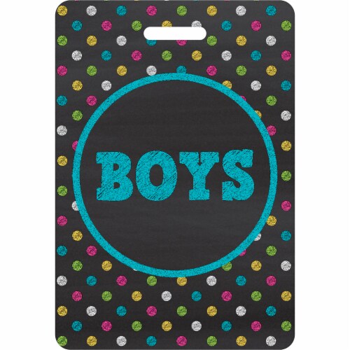 Teacher Created Resources Chalkboard Brights Hall Pass With Lanyard 4