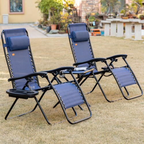 Zero gravity chair set with table store