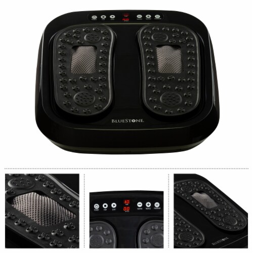 1578351369642760 Foot Massager Vibrating Platform Acupressure Black