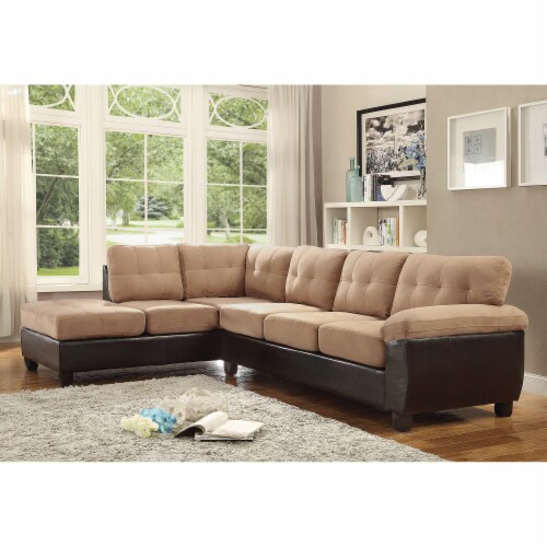 Microfiber faux leather couch store