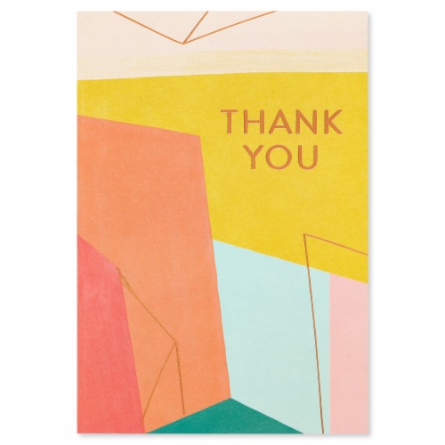 American Greetings Thank You Card - Geometric (#53), 1 ct - Kroger American Greetings Thank You Card - Geometric (#53), 1 ct - Kroger