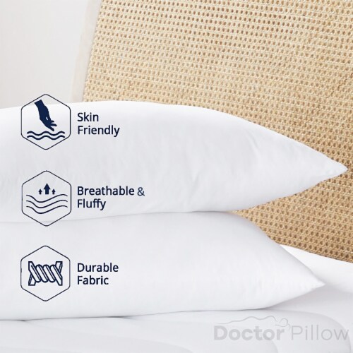 Dr Pillow Luna Pedic Luxe Cloud 2 Pack Pillow Standard Kroger