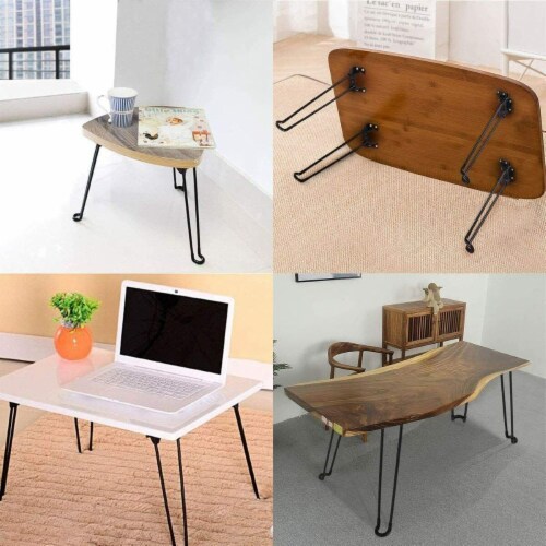 Kitcheniva Metal Foldable Hairpin Table Legs 28 4 pcs set table leg Harris Teeter